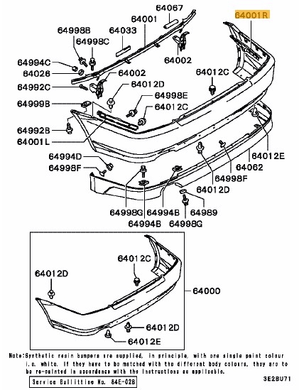 Bracket rear bumper RH - Ross Sport Europe Ltd