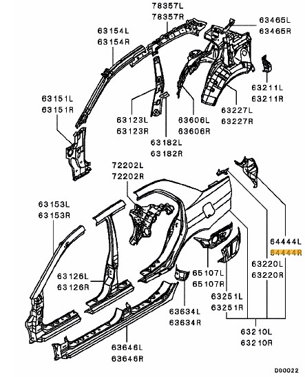 Panel RR comb. lamp housing right - Ross Sport Europe Ltd