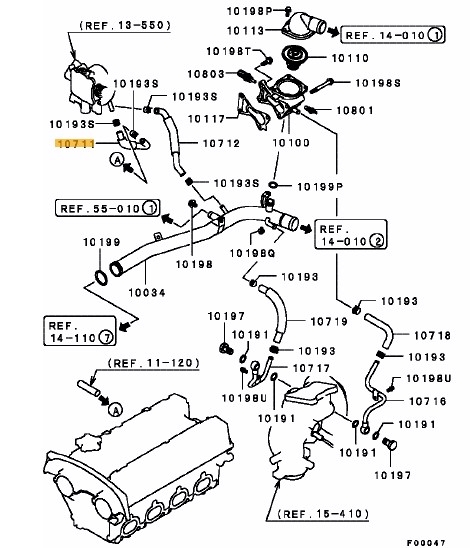 Hose, throttle body water return - Ross Sport Europe Ltd