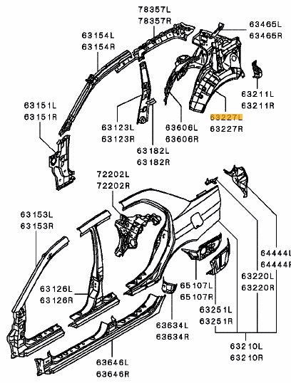 Panel QTR,inner LH - Ross Sport Europe Ltd