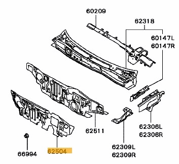 Insulator, dash panel- *Special Order Part - Ross Sport Europe Ltd