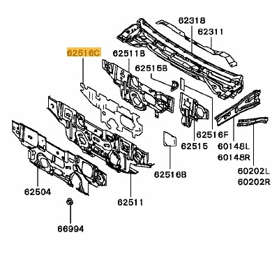 Silencer dash panel RH - Ross Sport Europe Ltd