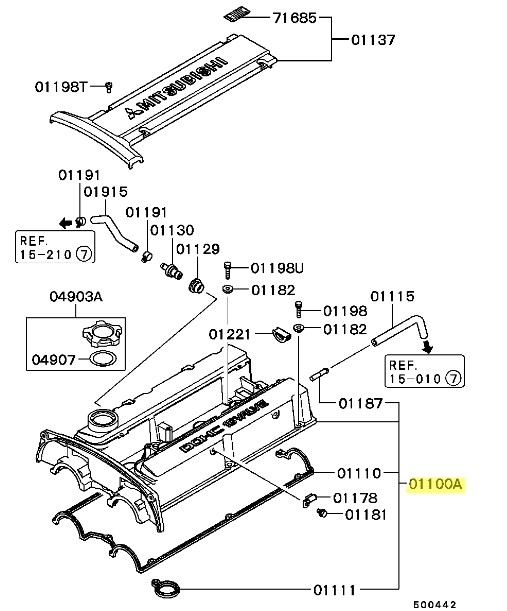 Rocker Cover Assy - Evo X (Alloy) - Ross Sport Europe Ltd