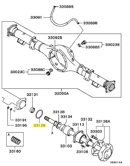 O-ring RR axle shaft - Ross Sport Europe Ltd