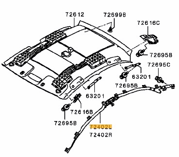 Module,roof rail airbag,LH - Ross Sport Europe Ltd