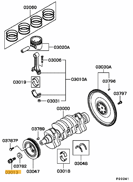 CENTRE BOLT,CRANKSHAFT PULLEY- *Special Order Part - Ross Sport Europe Ltd