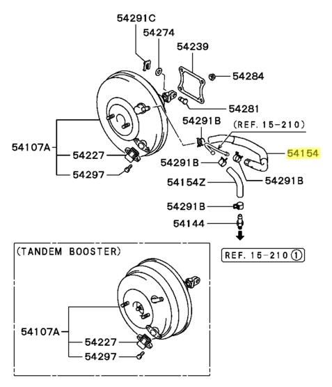 Hose vacuum brake booster- *Special Order Part - Ross Sport Europe Ltd