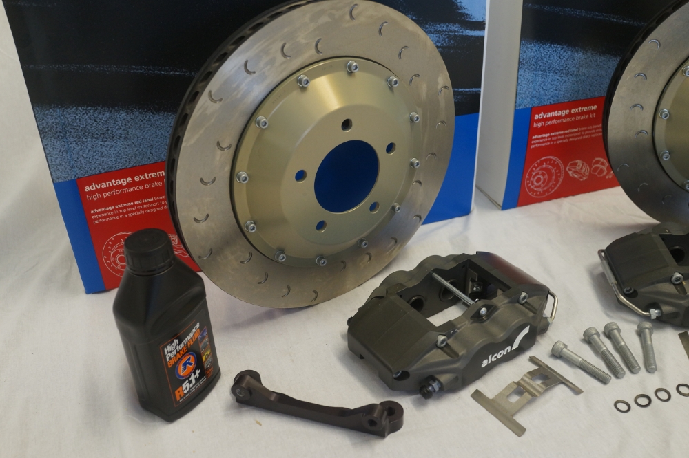 Alcon: 343mm Race: Rear Brake Kit: Evo IV - IX - Ross Sport Europe Ltd