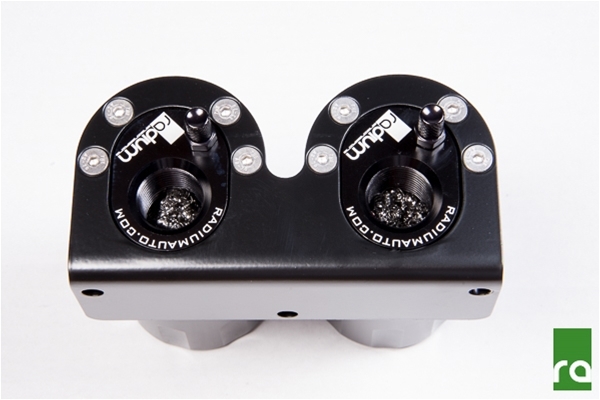 Radium: Dual Universal Catch Can Mounting Bracket - Ross Sport Europe Ltd